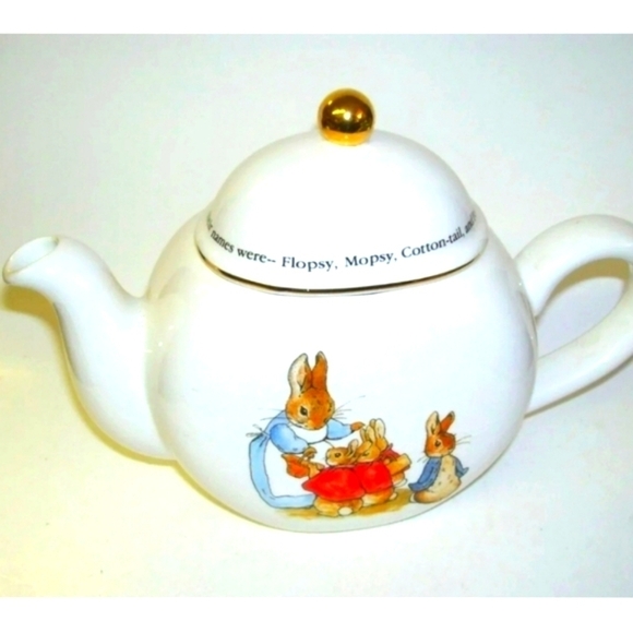 Beatix Potter | Other | Beatrix Potter Tea Pot Peter Rabbit Bunny ...